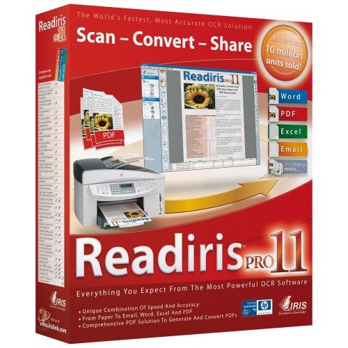 Readiris Pro v11 pour PC et Mac - Multilangue - Images ISO - Downflex.com